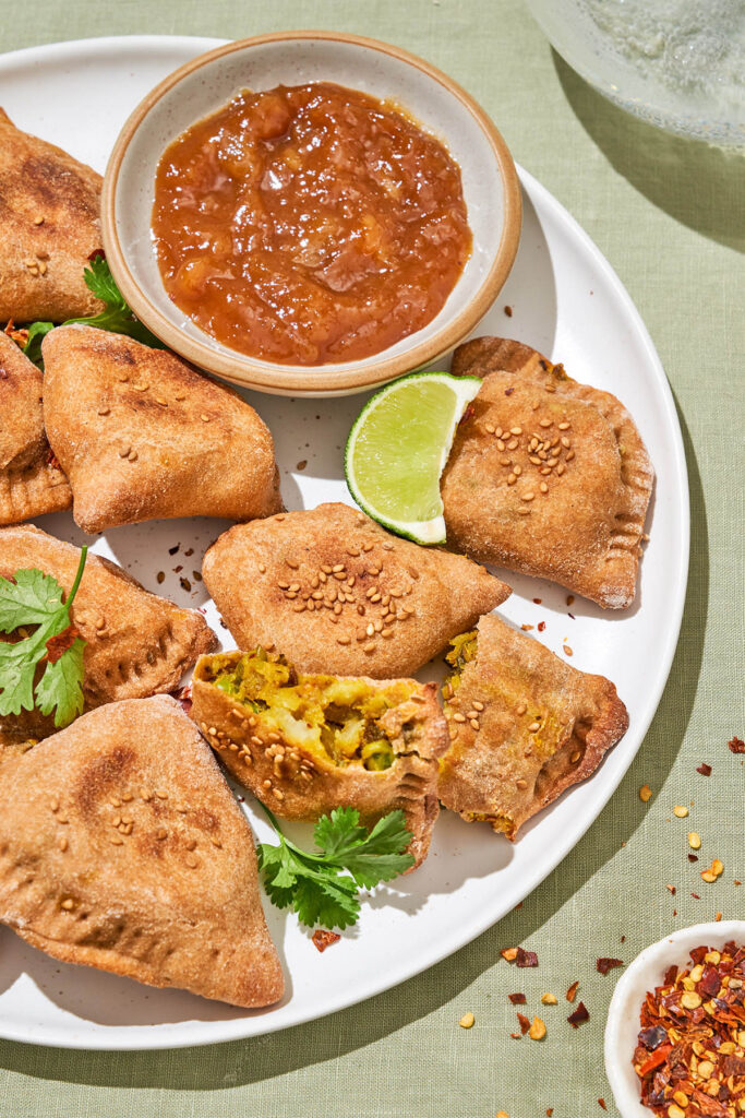 Sweet Potato Baked Samosas - Wholehearted Eats