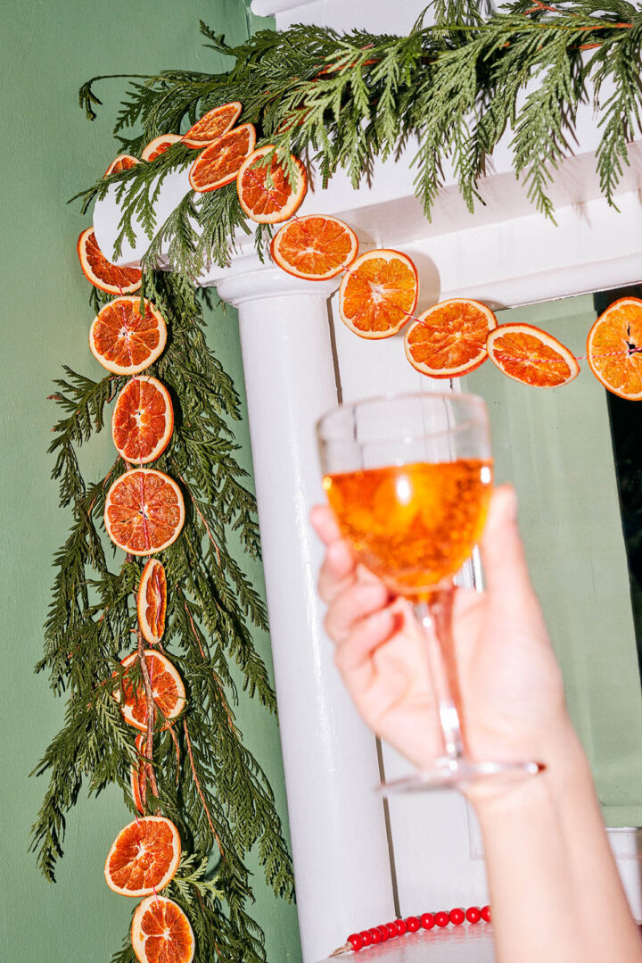 Dried Orange Garland - Wholehearted Eats